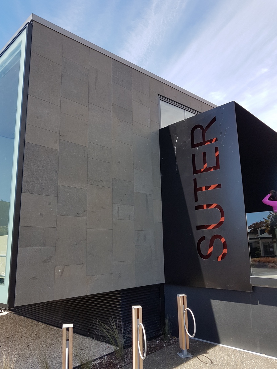 Bluestone facade on Suter Art Gallery, Nelson - Stoneface